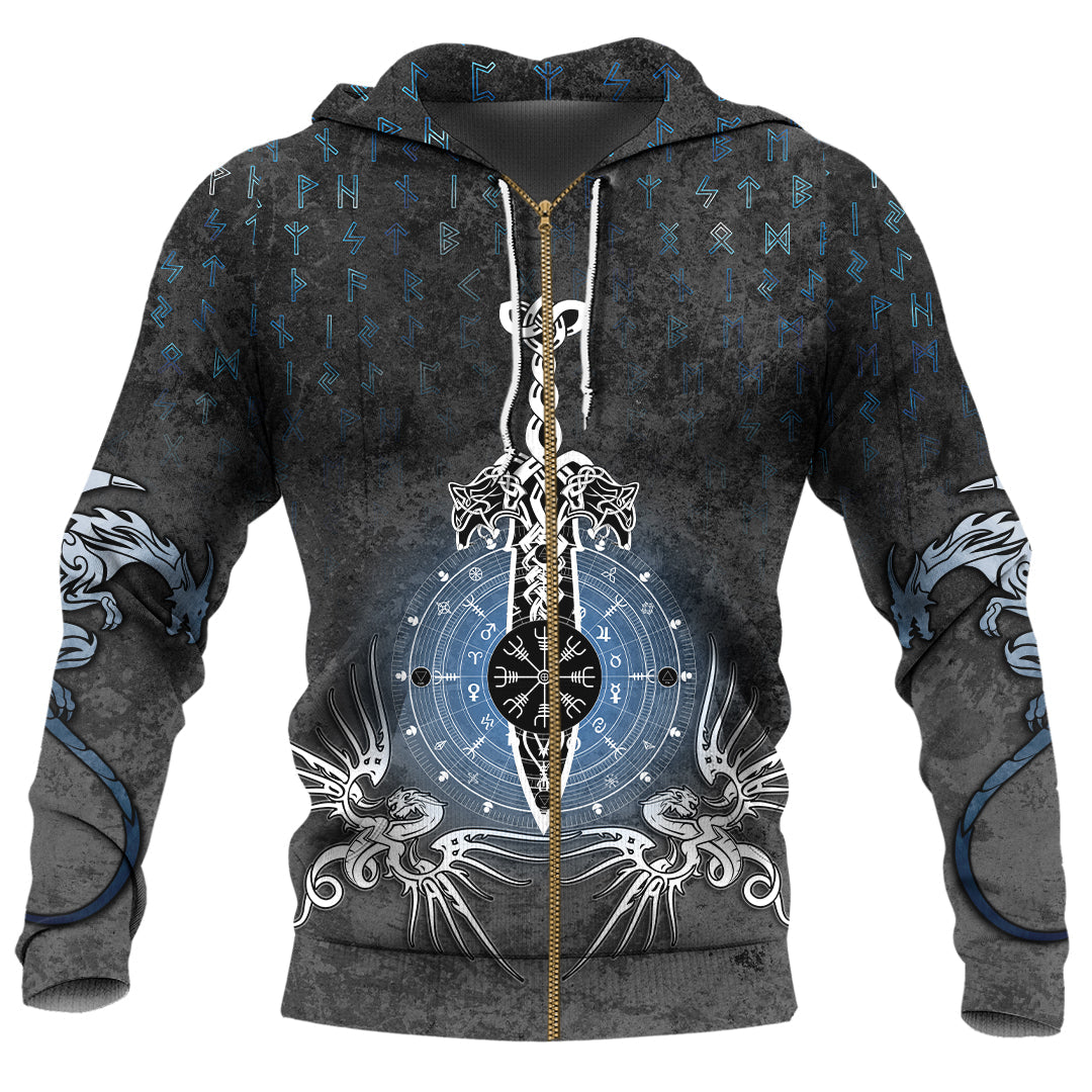 Dragon Compass Magical Sword Rune – BigCrowns