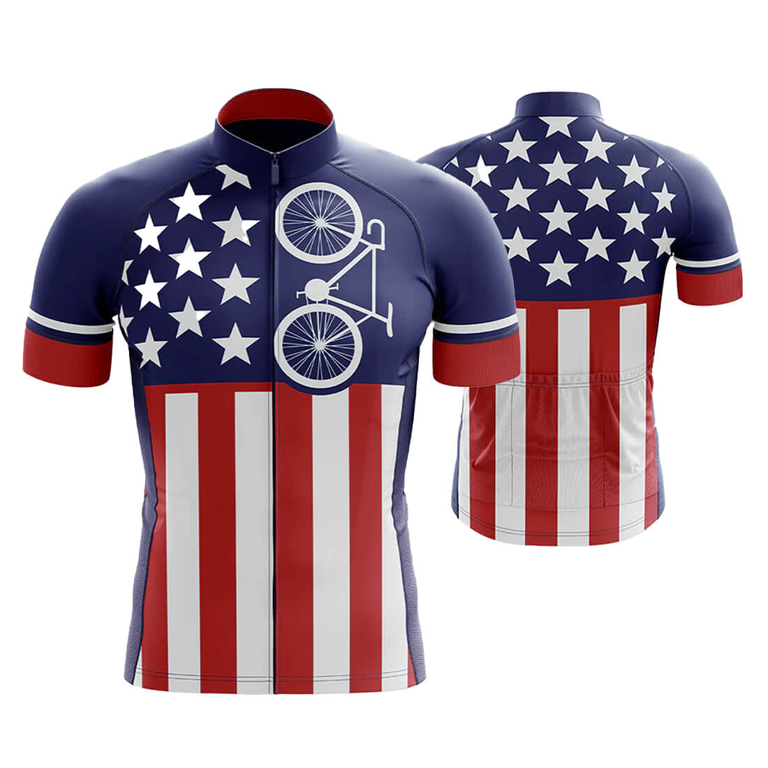 American Flag Cycling Jersey for Men – BigCrowns